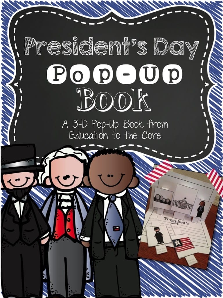 Presidents Day Pop-Up Books - Education to the Core