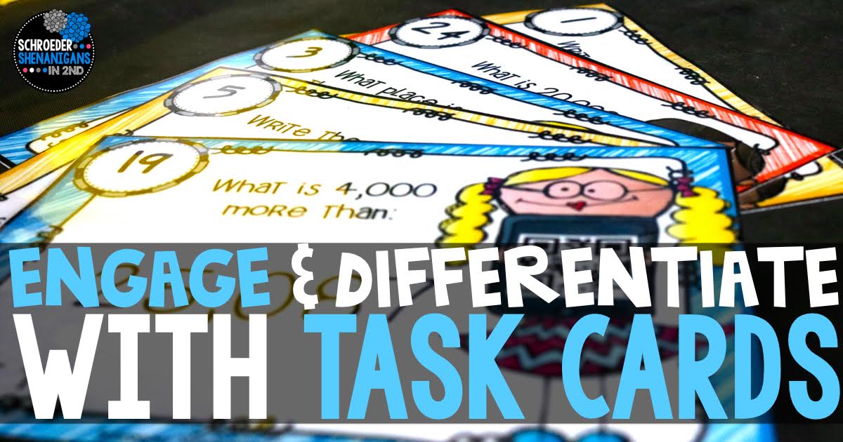 Engage and Differentiate with Task Cards | Education to the Core