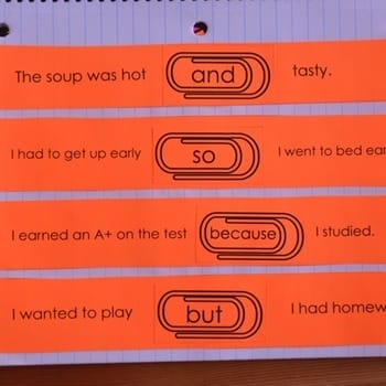 Conjunctions Interactive Grammar Notebook | Education to the Core