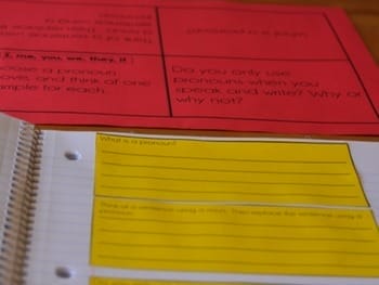 Pronouns Interactive Notebook | Education to the Core