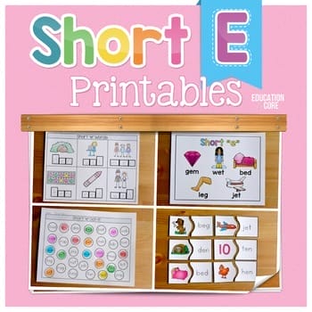 Short E Activities | Education to the Core