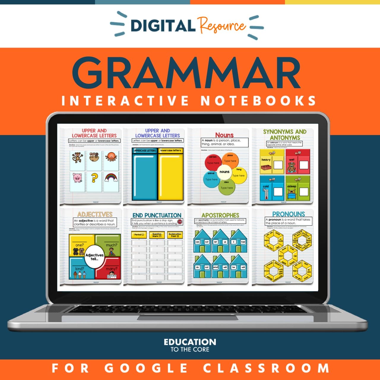 Interactive Grammar Notebook Mega Bundle | Education to the Core
