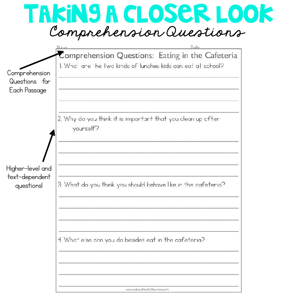 1st Grade Fluency Passages for August | Education to the Core