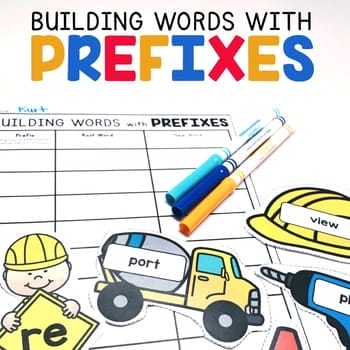 Prefix Word Building | Education to the Core