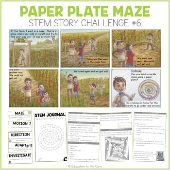 "Paper Plate Maze" Stem Story Challenge | Education to the Core