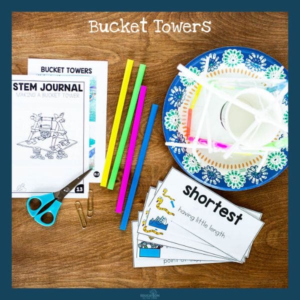 "Bucket Towers" Stem Story Challenge | Education to the Core
