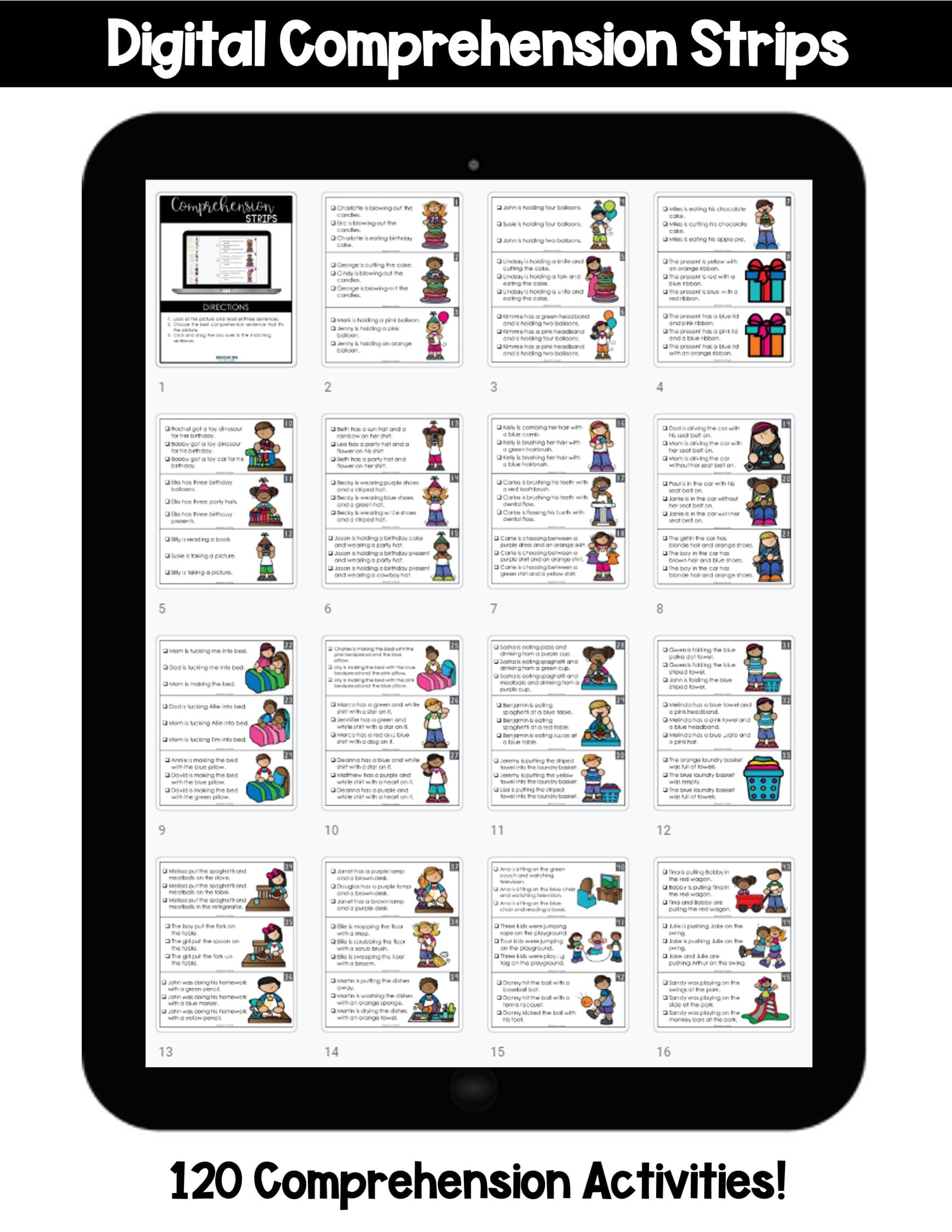 Digital Syllable Activities for Google Classroom™/Slides™ | ETTC