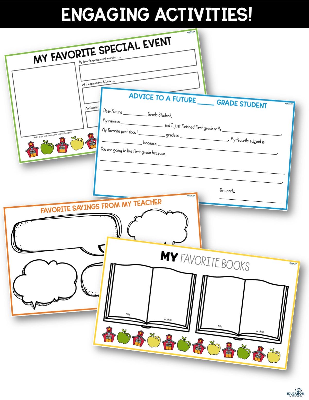 Digital Memory Book for Google Classroom™/Slides™ | Education to the Core