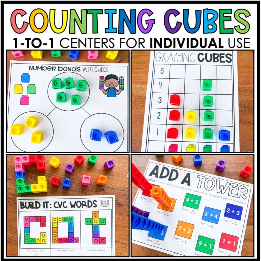 Counting Cubes 1-1 Centers | Education to the Core