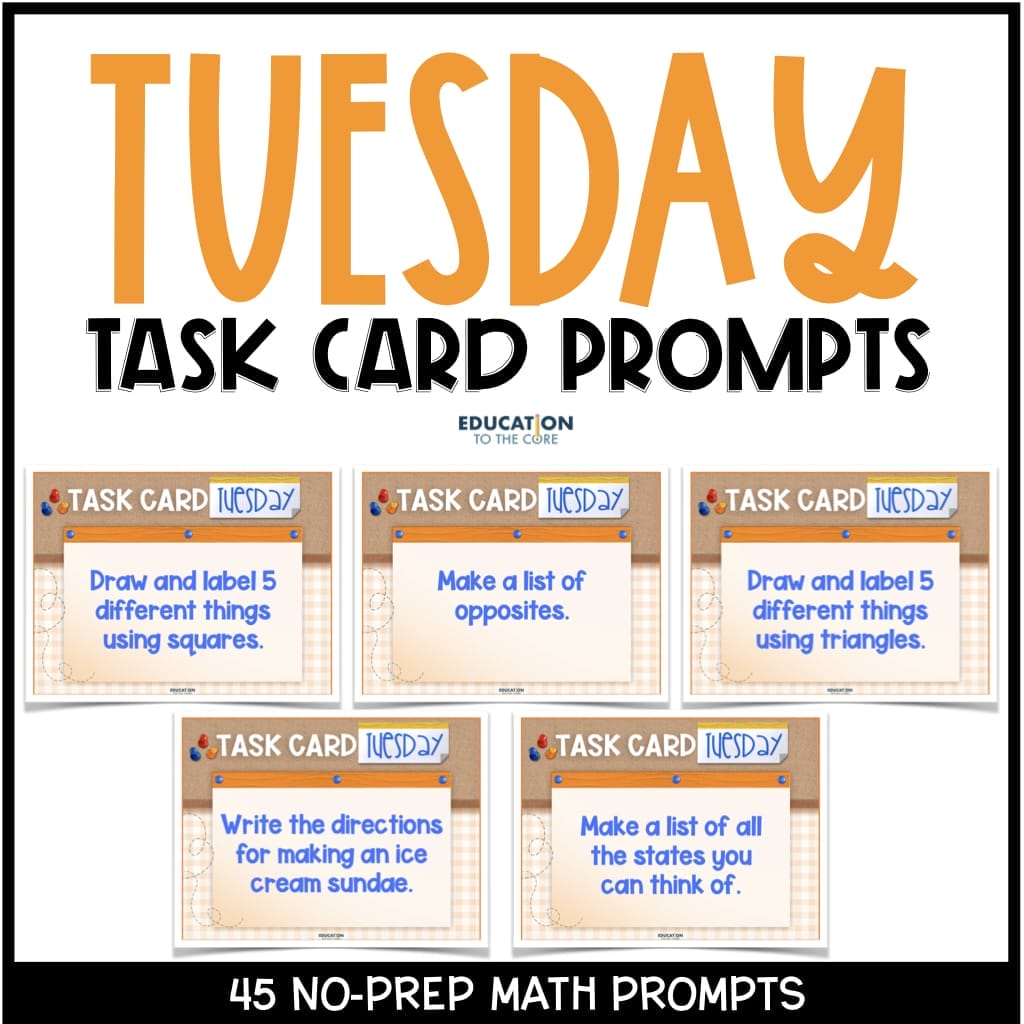 Paperless Morning Meeting Slides for K/1 | Education to the Core