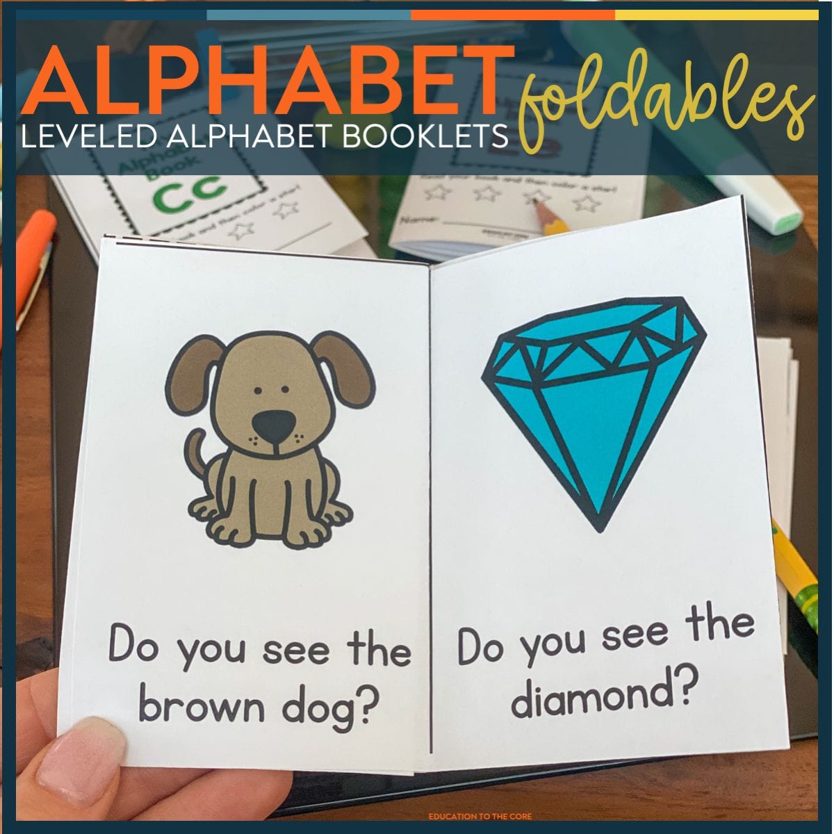 Alphabet Foldable Booklets | Education to the Core