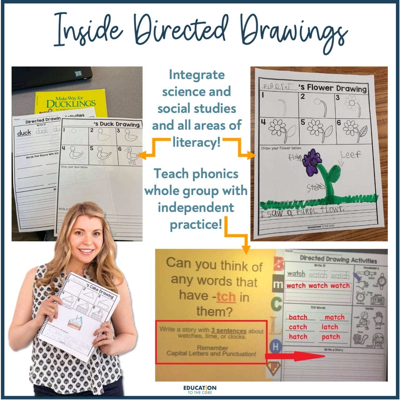 100 Directed Drawings: The Bundle | Education to the Core