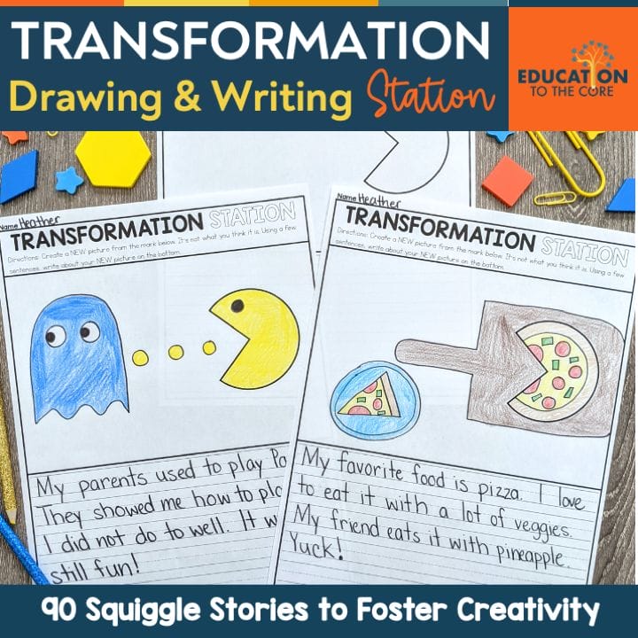 Transform Learning: 90 Squiggle Stories for Drawing & Writing