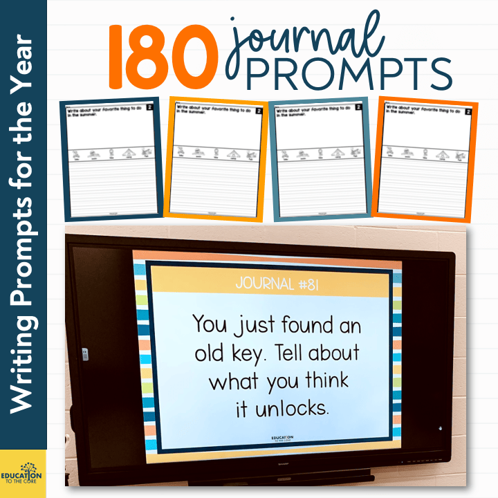 180 Journal Prompts | Education to the Core