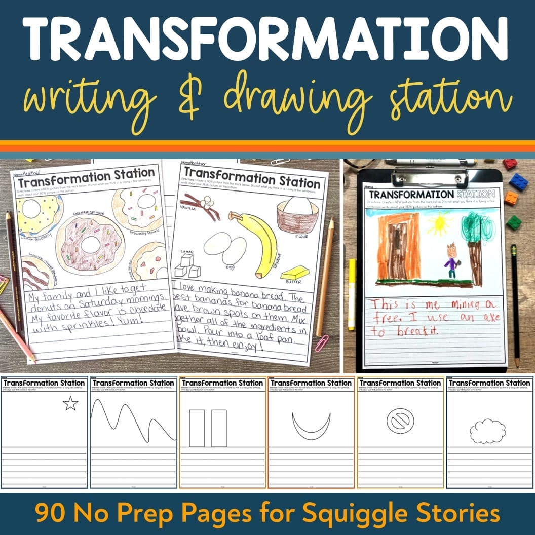 Transform Learning: 90 Squiggle Stories for Drawing & Writing