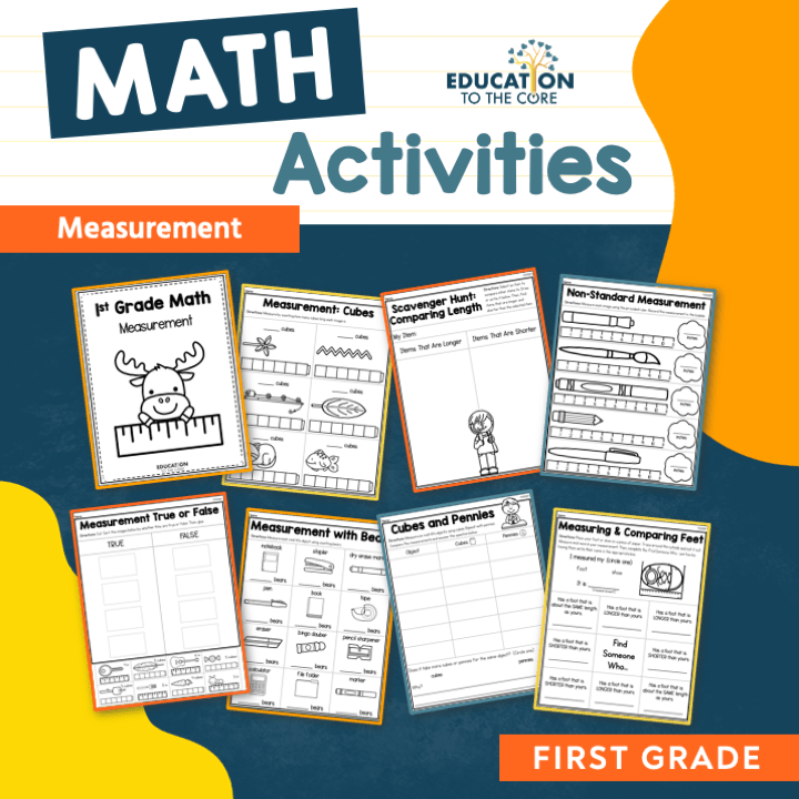 Math Activities Packet | Measurement | Math Practice | ETTC